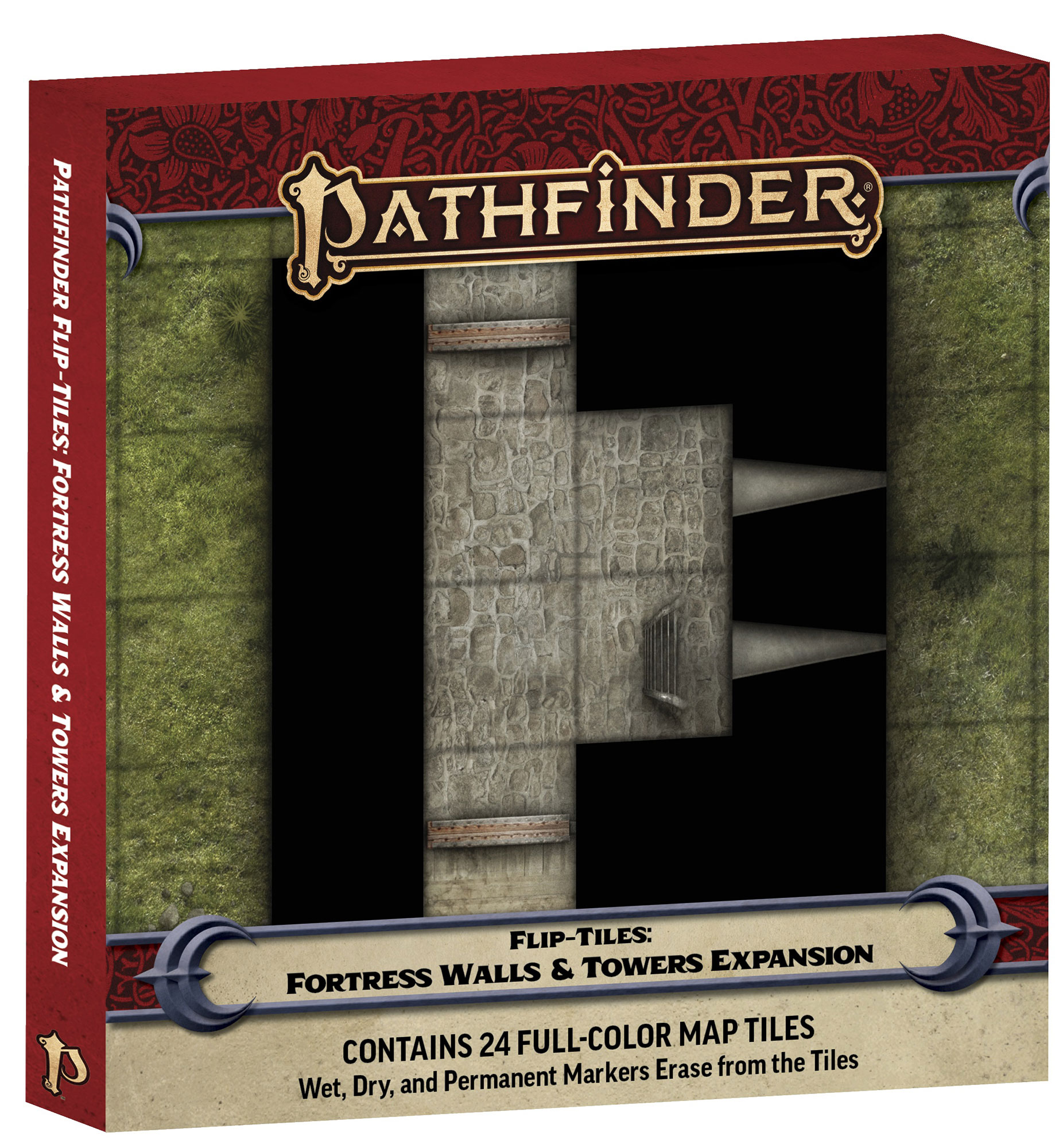 Paizo Pathfinder Flip-Tiles: Fortress Walls & Towers Expansion